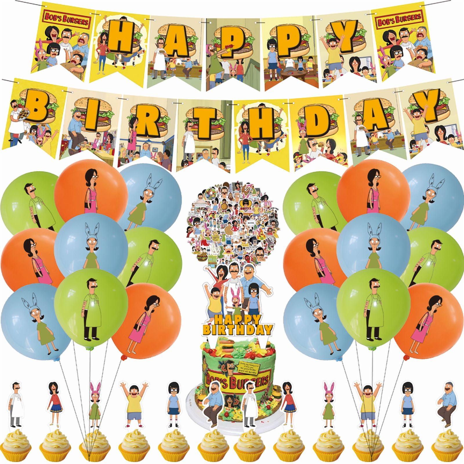 Click here for Lmhtrade 82 Pcs For Bobs Burgers Cartoon Theme Bir... prices