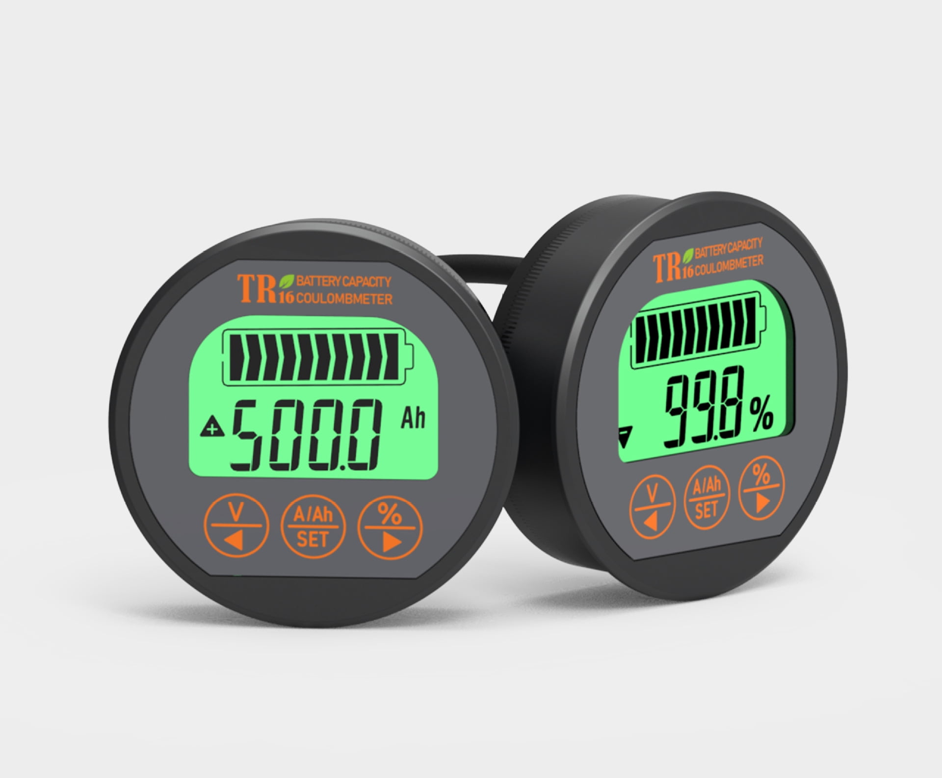 SENRISE Coulomb Counter Meter Battery Capacity Indicator Coulometer LCD ...