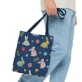 Easter Graphic Design Denim Fabric Imitation Print Unisex Canvas Bag ...