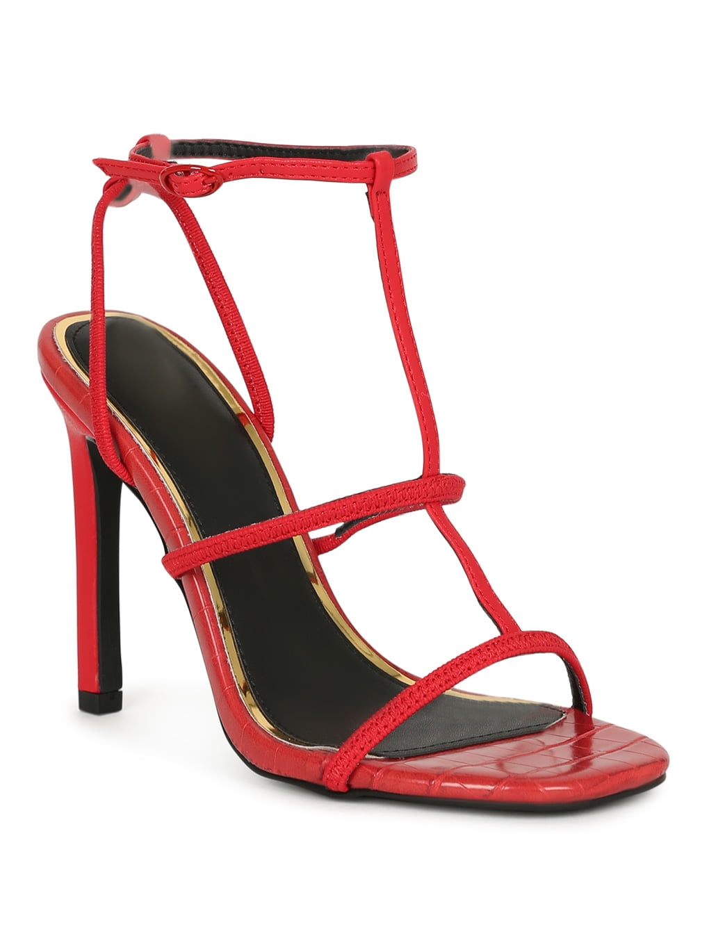 Caged Open Toe Stiletto Heel 19885 - Walmart.com