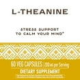 Nature's Way L-Theanine Supplement, Suntheanine Brand, 100mg Potency, Natural Stress Support, 60 ...