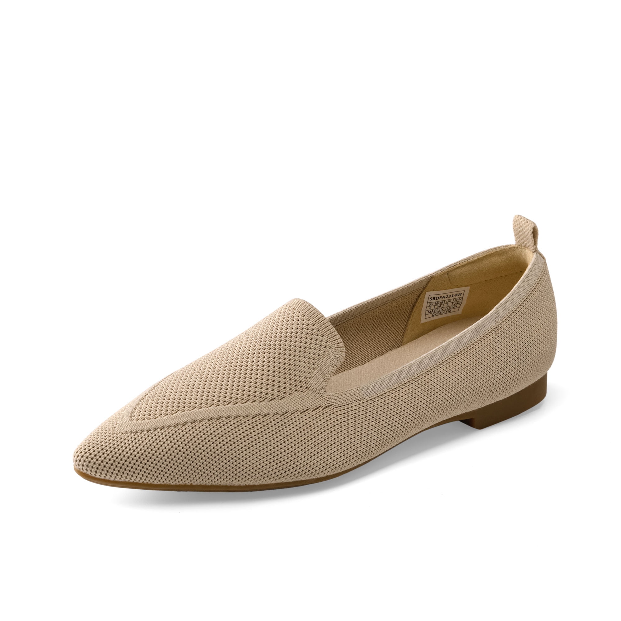 BURUDANI Women's Pointed Toe Flats Comfortable Dressy Flat Business ...