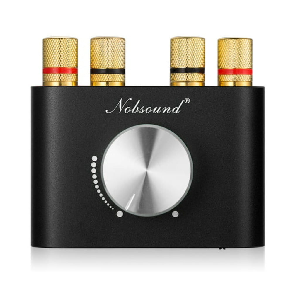 Nobsound Mini Bluetooth 5.0 Power Amplifier, Stereo Hi-Fi Digital Amp 2 ...