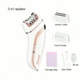 Kemei Brand Km-1207 Electric Epilator Women Razor Lady Shaver Painless ...