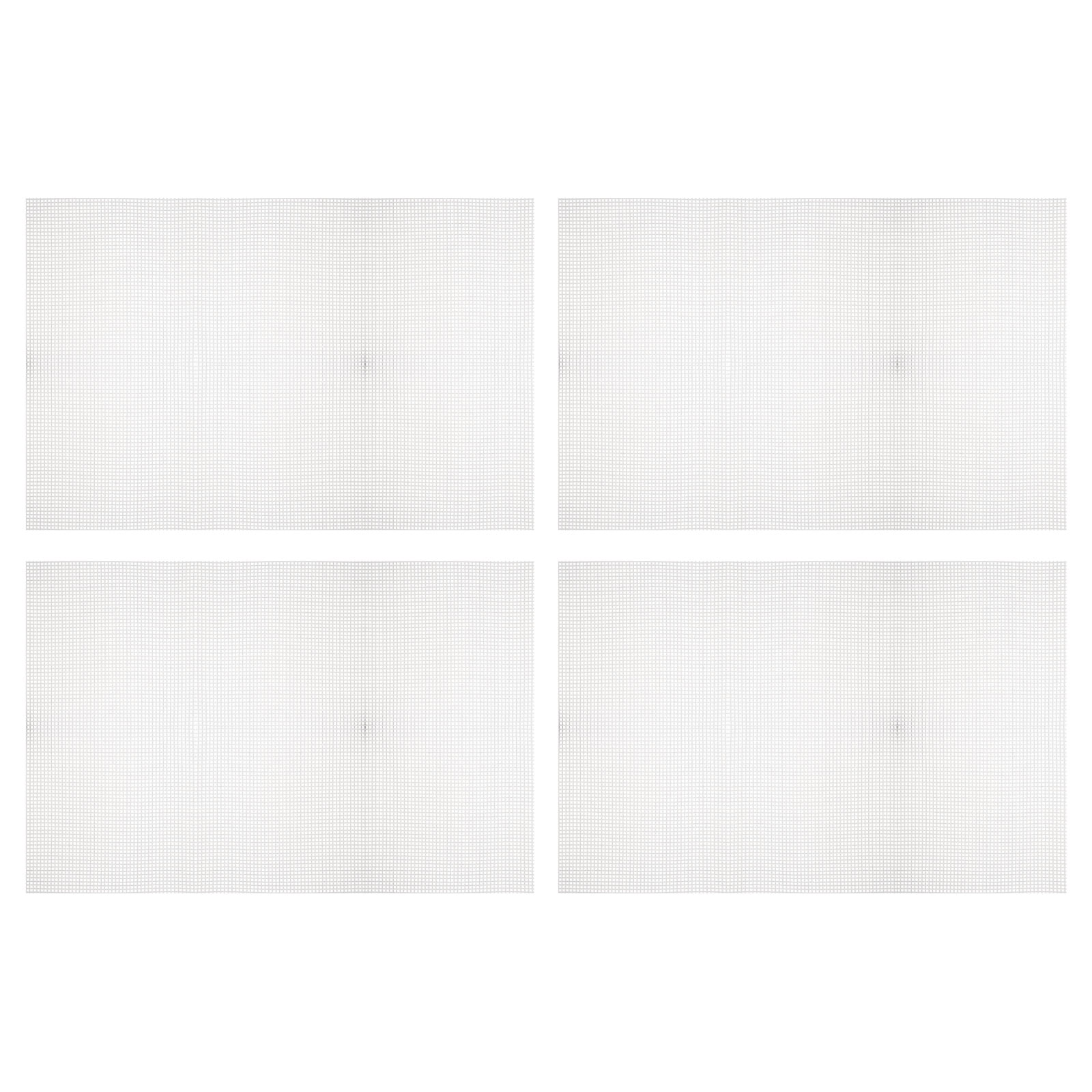 Click here for Unique Bargains Plastic Mesh Canvas Sheet 50x33cm/... prices