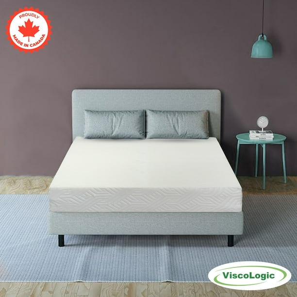 ViscoLogic HarmonyNap 10 Inch Full Mattress, Made in Canada Medium Firm ...