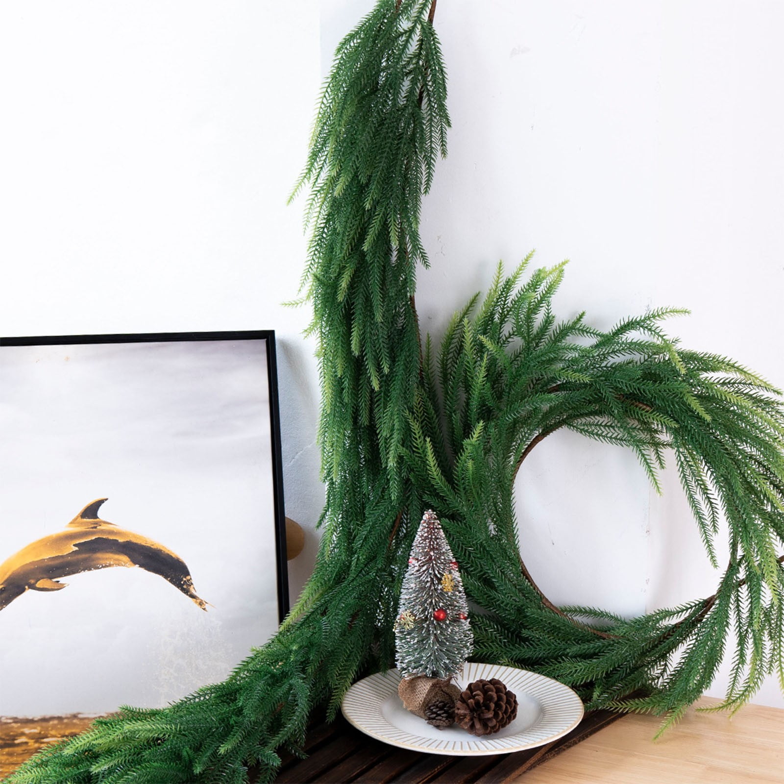 Click here for Staron Christmas Garlands Norfolk Pine Garland Gre... prices