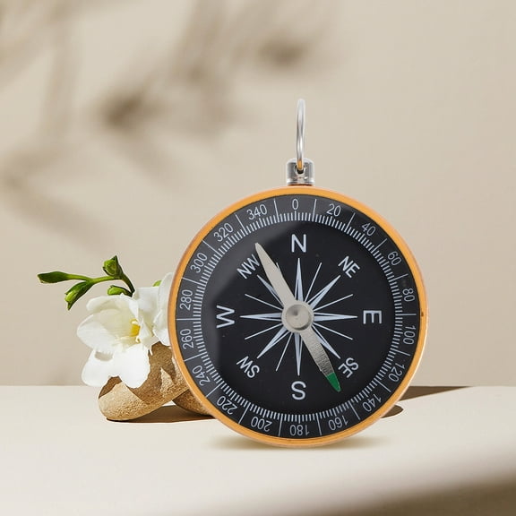 Uxcell Pocket Compass Survival Sports Navigation Compass with Key Ring ...