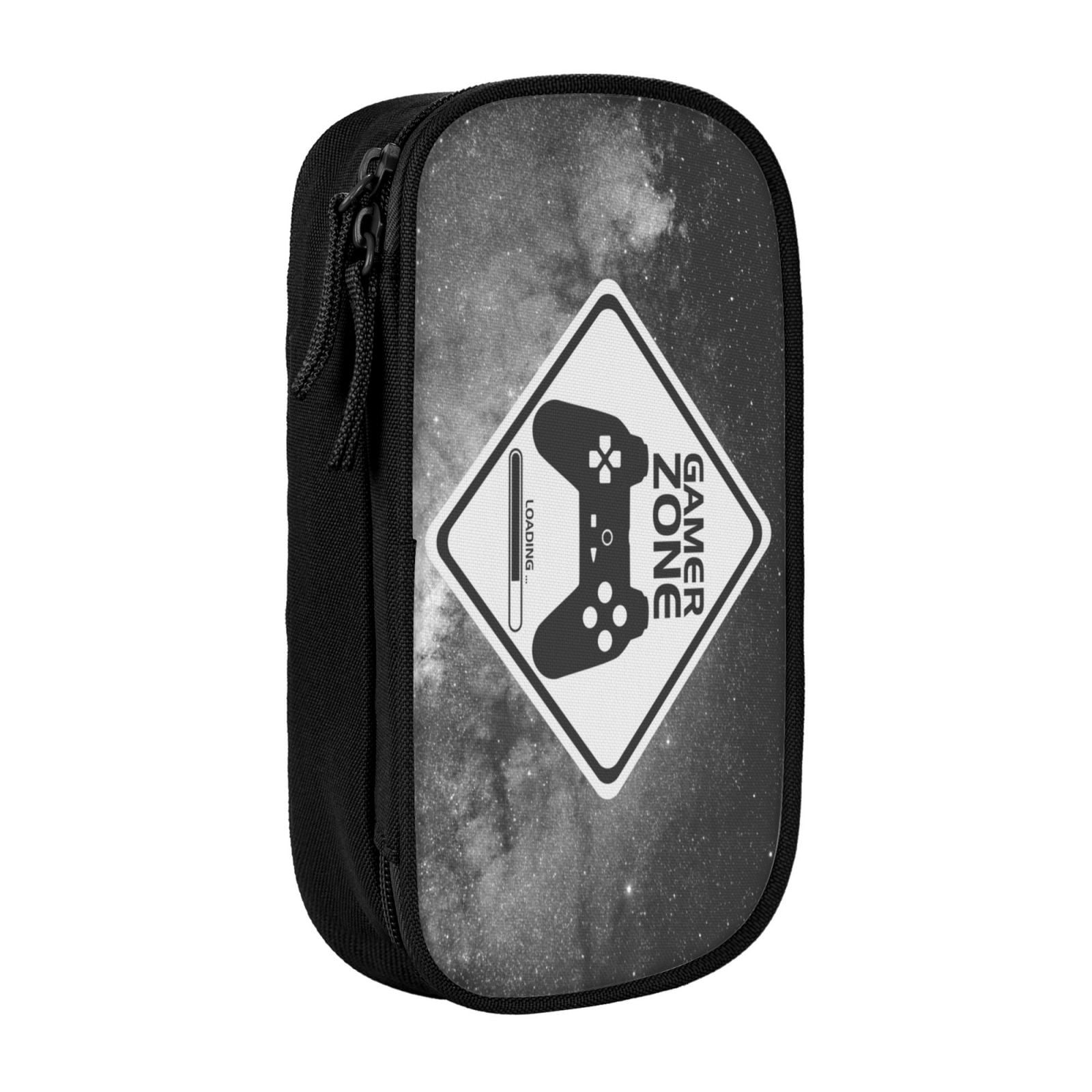 XMXY Gamer Zone Gray Sign Large Capacity Pencil Case, Portable Pencil ...