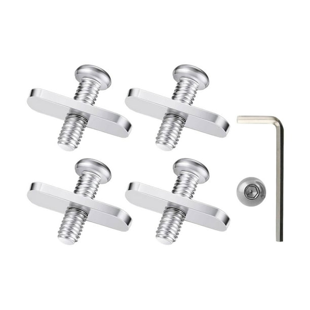 jinwen 4 Pack Kayak Rail Track Screws Track Nuts Mini Hardware Gear ...