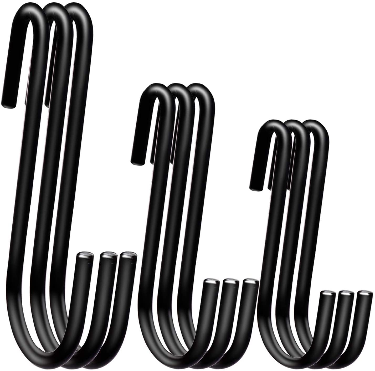 18 Pack S Hooks Pot Hooks for Rack Hanging Pans Pots Utensils Clothes ...