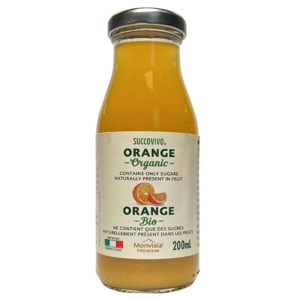 Monvisia Organic Orange Juice 200mL - Walmart.ca