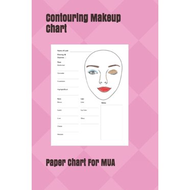 Makeup face charts paper practice face charts for makeup artist ...