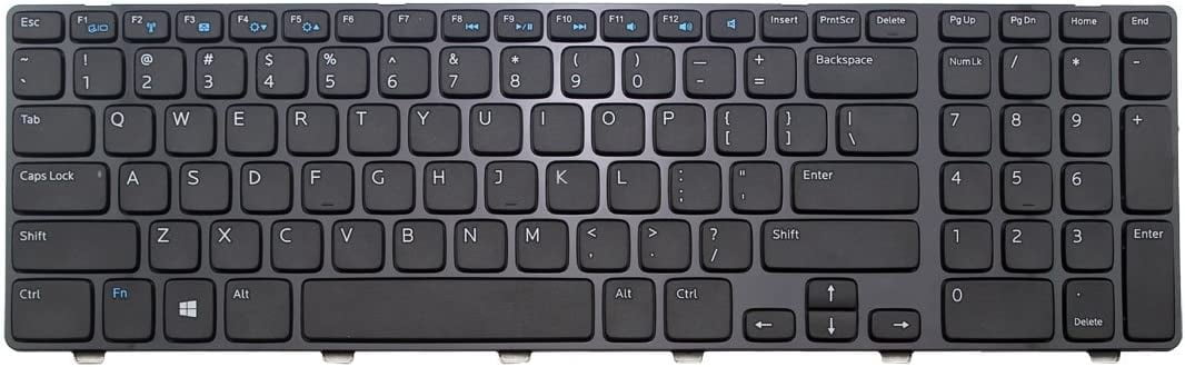 Dell Inspiron Laptop Keyboard Layout