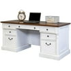 Magnolia Manor White Office Desk with Computer Storage - Walmart.com