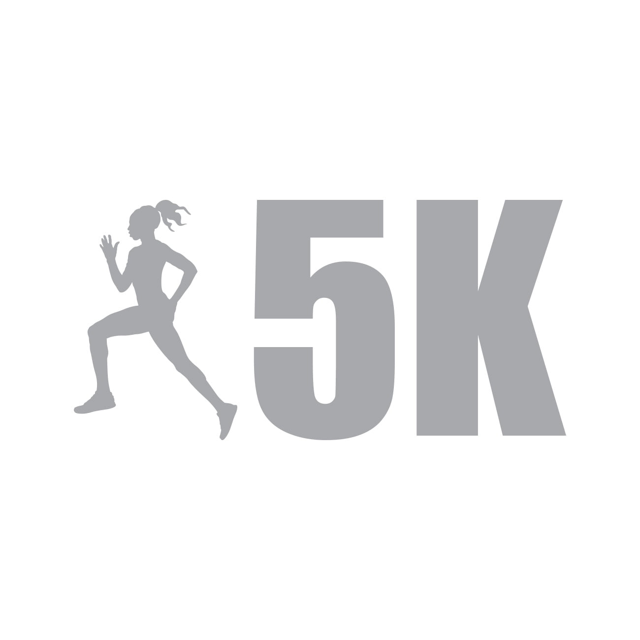 Womens 5K Sticker Decal Die Cut - Self Adhesive Vinyl - Weatherproof ...