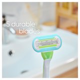 Gillette Venus Extra Smooth Green Disposable Women's Razors, 2 Count ...