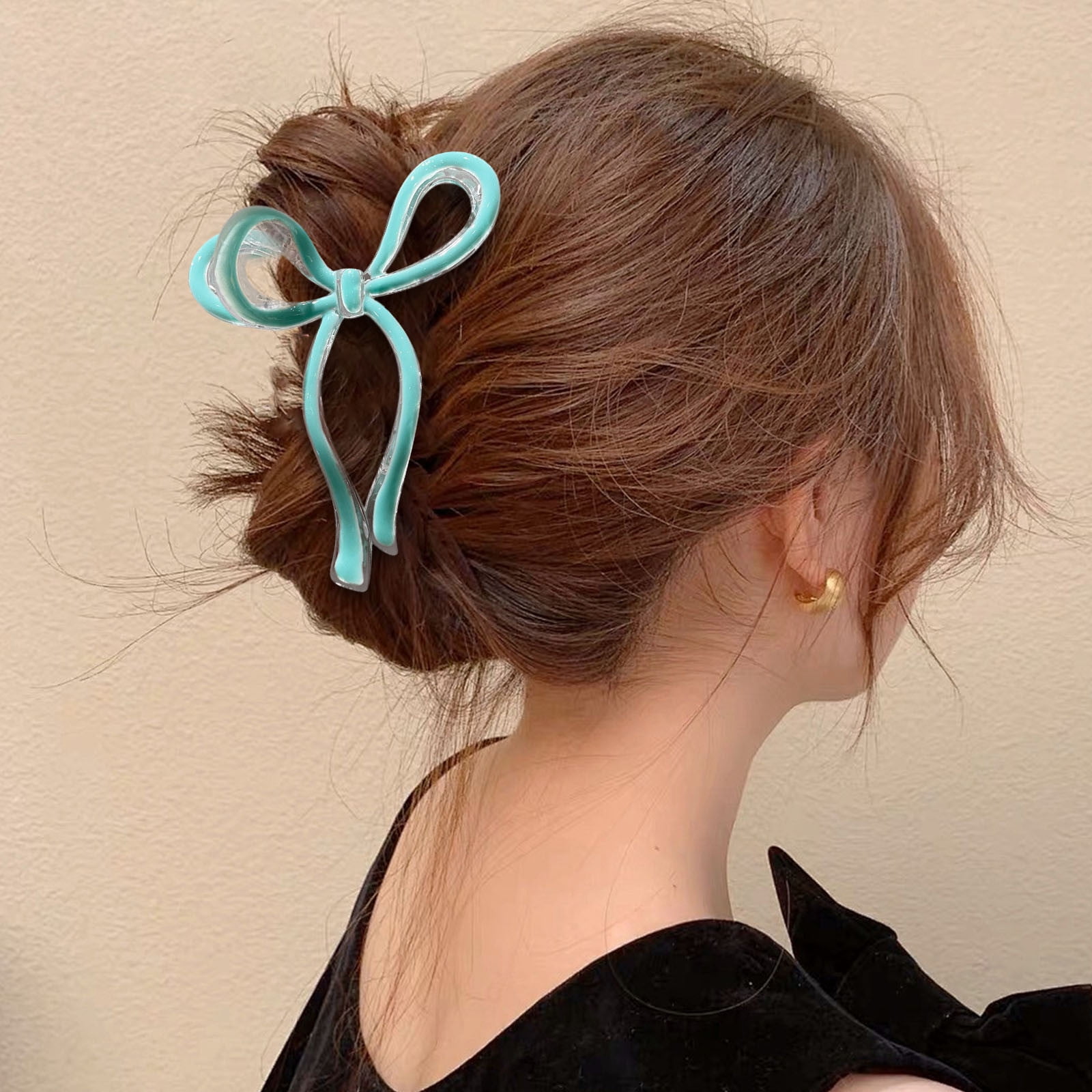 Click here for Topllc Hair Claw Bow Hair Clips Nonslip Hair Clips... prices
