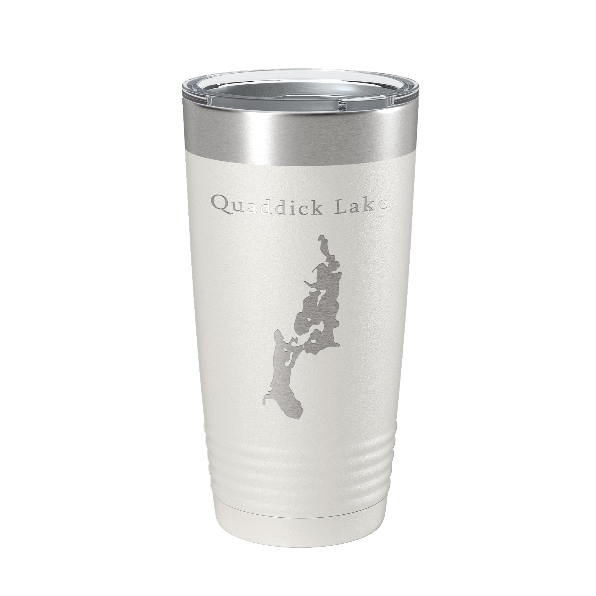 Quaddick Lake Map Tumbler Travel Mug Insulated Laser Engraved Coffee ...