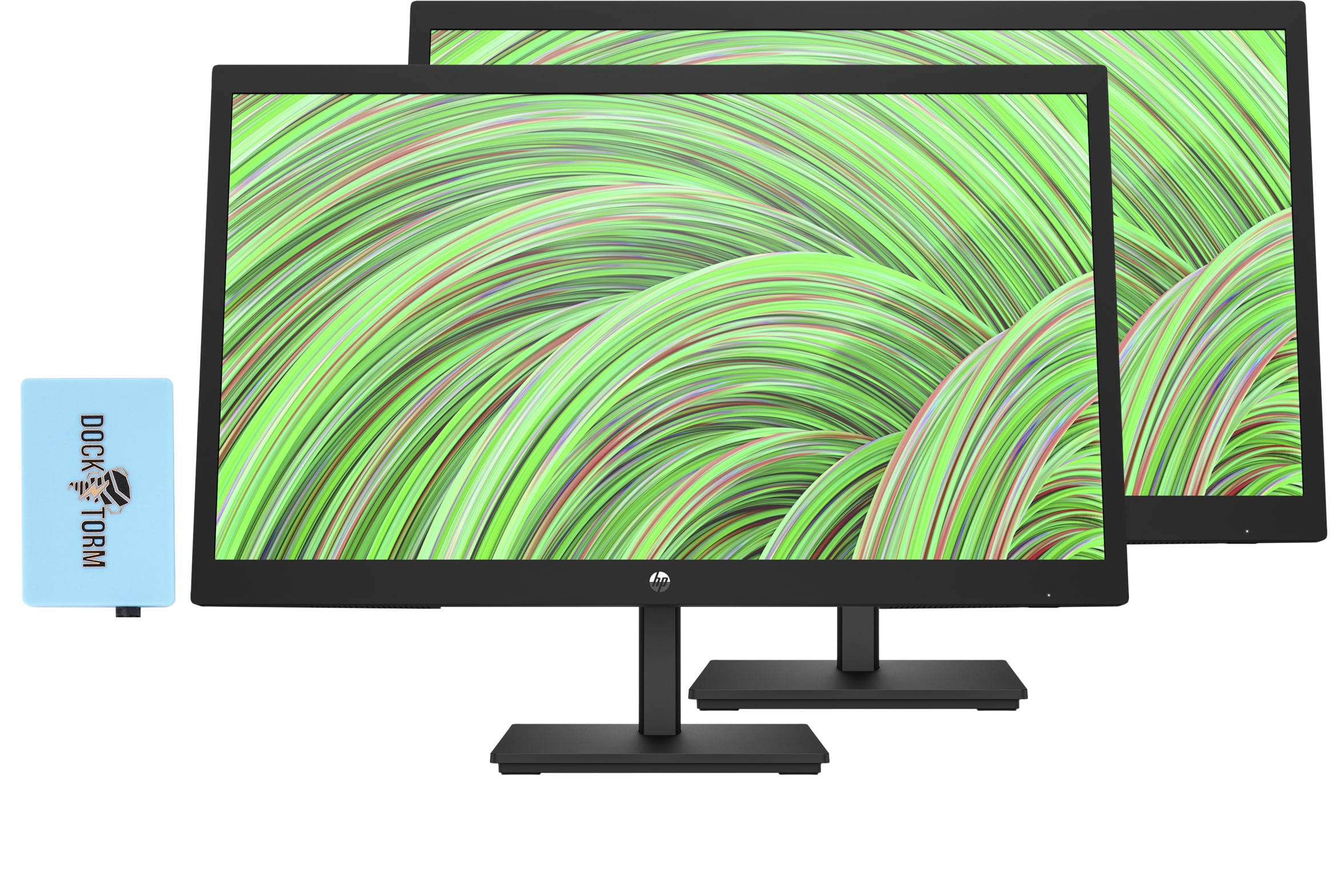 HP 22 inch LED FHD FreeSync Monitor with Docztorm Dock, 22" Full HD ...