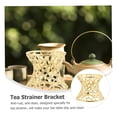 2pcs Tea Filter Stand Rustproof Zinc Alloy Tea Strainer Base ...