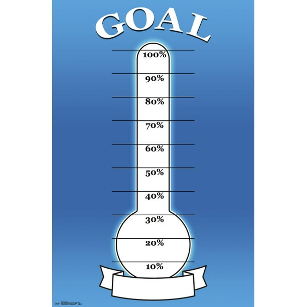 Goal Chart Wall Poster, 22.375" x 34" - Walmart.com