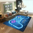 Gaming Rug for Kids Boy Bedroom Gamer Area Carpet 3D Neon Game Cool ...