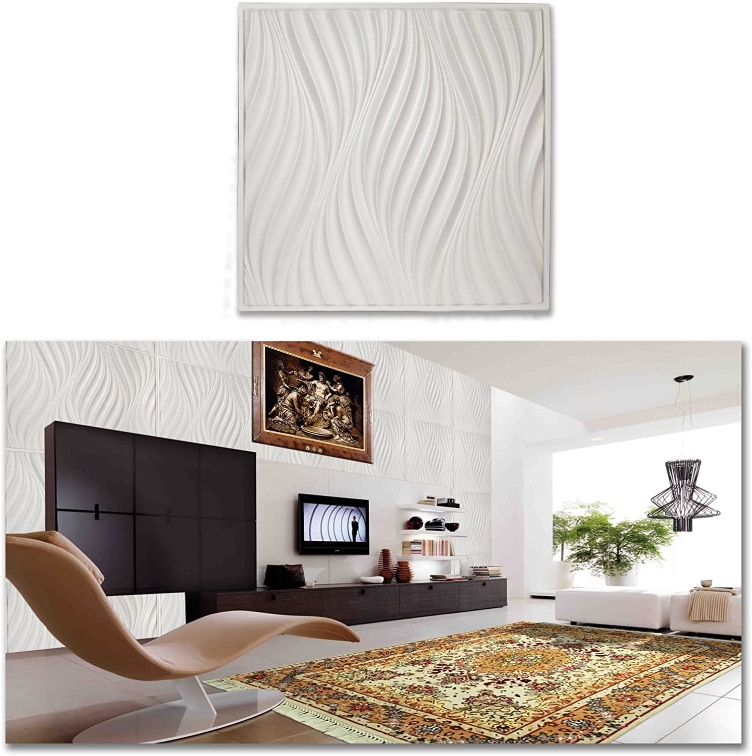 Smart Profile - 3D Wall Panels for Interior Wall Decor Non-Adhesive ...