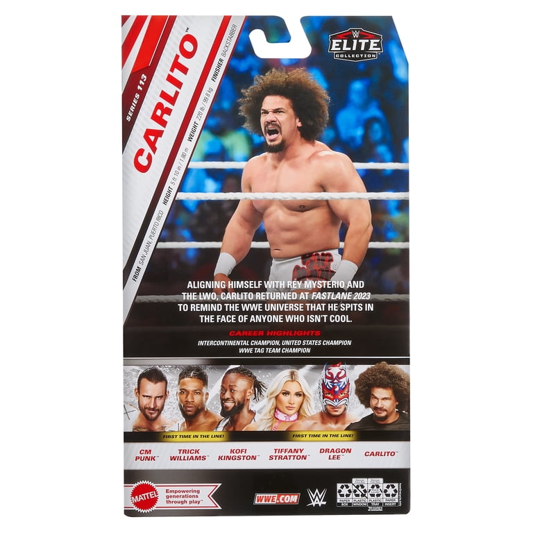 Mattel Wwe Elite Wrestling Figure White Intercontinental Championship