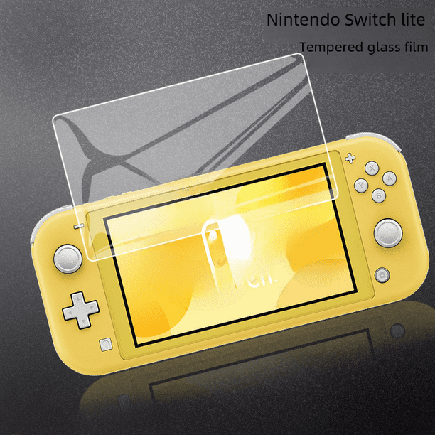 Película de vidrio templado para Switch Lite Película de vidrio templado para máquina de juegos ...