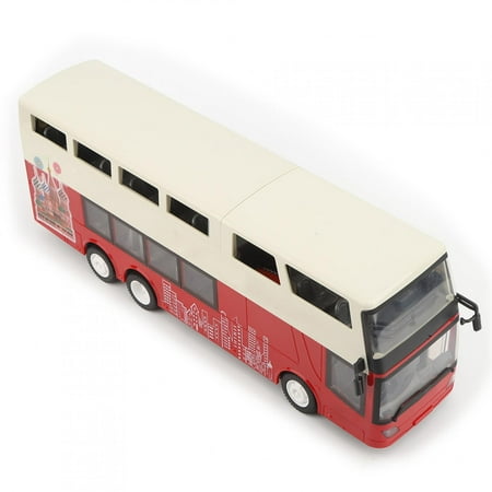 Peahefy 1/18 Double-Decker Toy,E640-003 1/18 Double-Decker Toy Remote ...