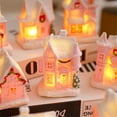 Mini Christmas Village Christmas House Decor Tiny Christmas Figurines ...