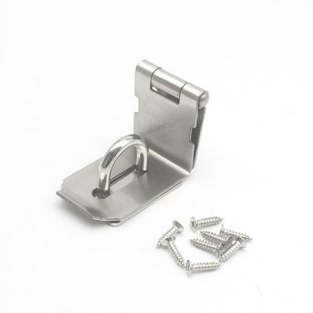Alician 304 Stainless Steel Safety Padlock Hasp 90 Degree Anti-theft ...