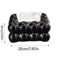 Bubble Tissue Box Cover Decorative Tissue Box Holder Decorative Tissue ...