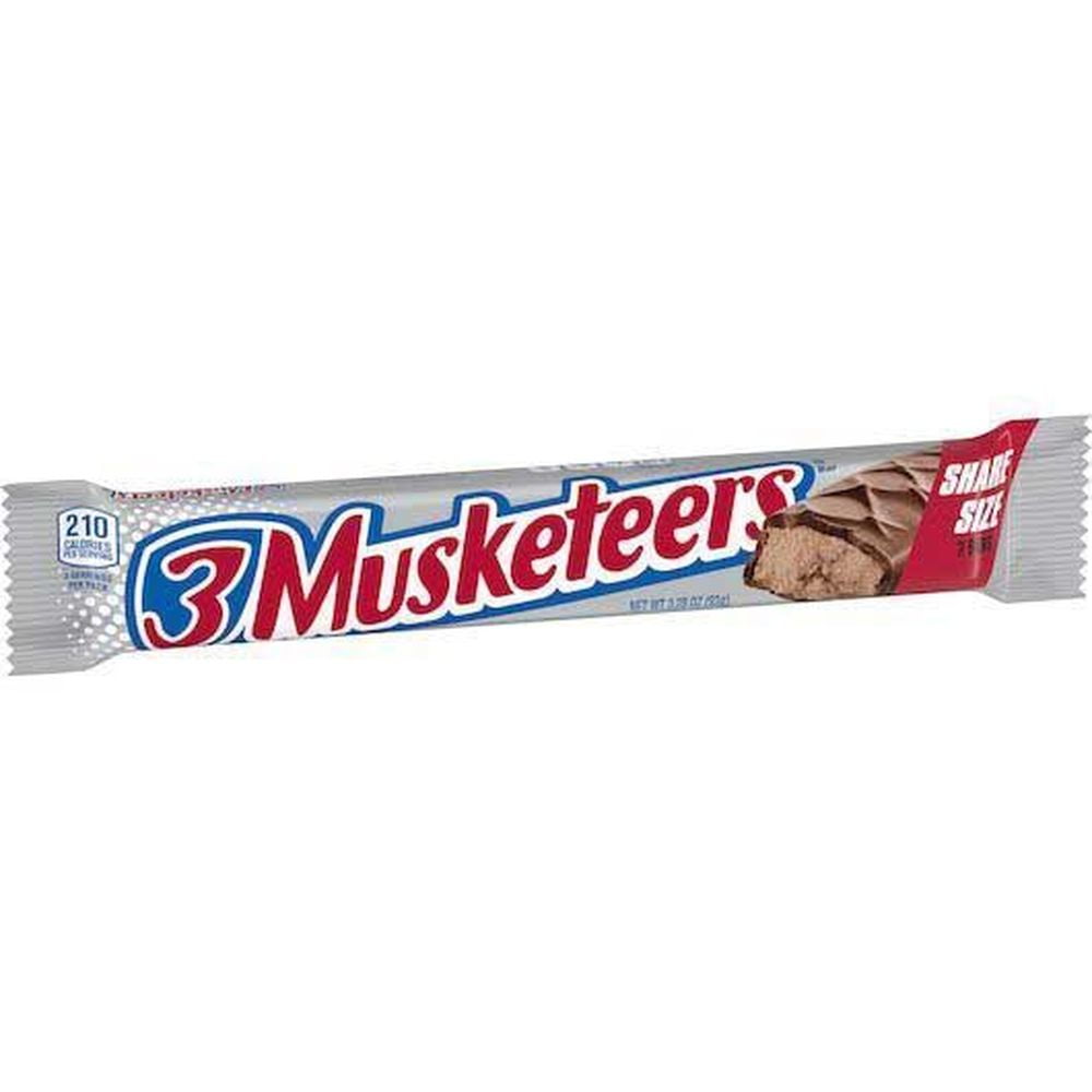 3 Musketeers Multi Piece King Size Chocolate Candy Bar -- 144 per Case ...