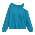 2026 Womens Oversized Sweatshirt Long Sleeve Off The Shoulder Pullover ...