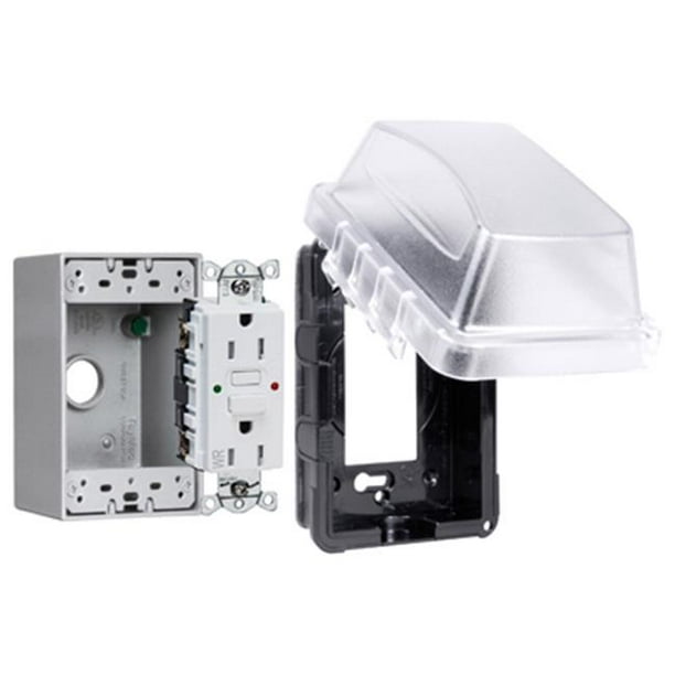 Raco Incorporated MKG410CTS GFCI Receptacle Kit - Walmart.com - Walmart.com