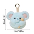 Cute Fluffy Dog Plush Doll Hanging Ornament Stuffed Animal Keychain ...
