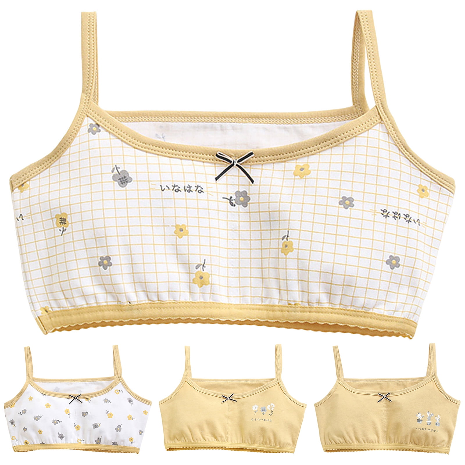 Click here for Zaveiop Girls Training Bras - 5 Pack Soft Stretch... prices