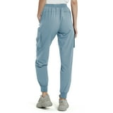 RuiCredibility Hiking Pants Women Joggers with Pockets Elastic Athletic ...