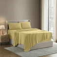 Clara Clark California King Size Deep Pocket 4 Piece Bed Sheets Set