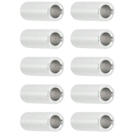Zyyini 10Pcs Round Spacer Aluminum Alloy Unthreaded Standoff Support ...