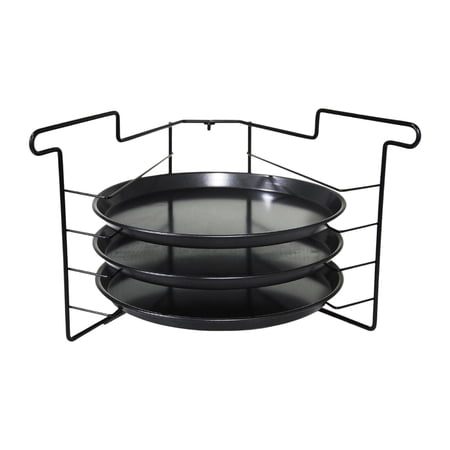 Luzkey Pizza Pan Holder Food Preparation Shelf Sturdy Kitchen Table Top ...