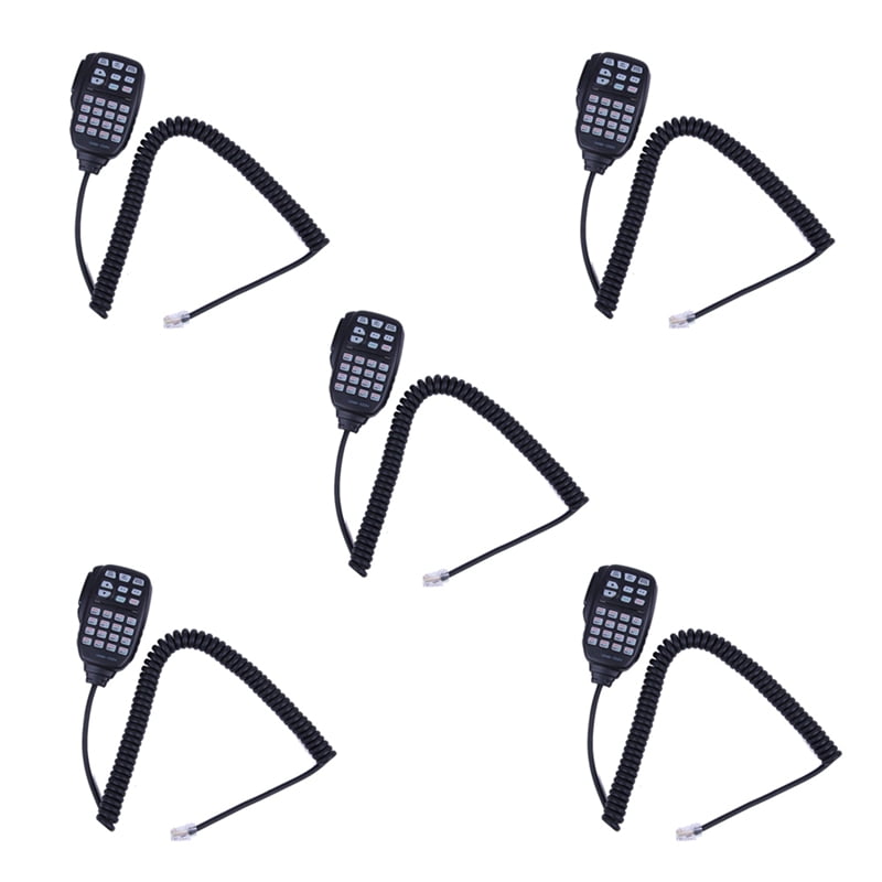 5X HM-133 Microfono de Mano Microfono de Hombro Portatil para Icom ...