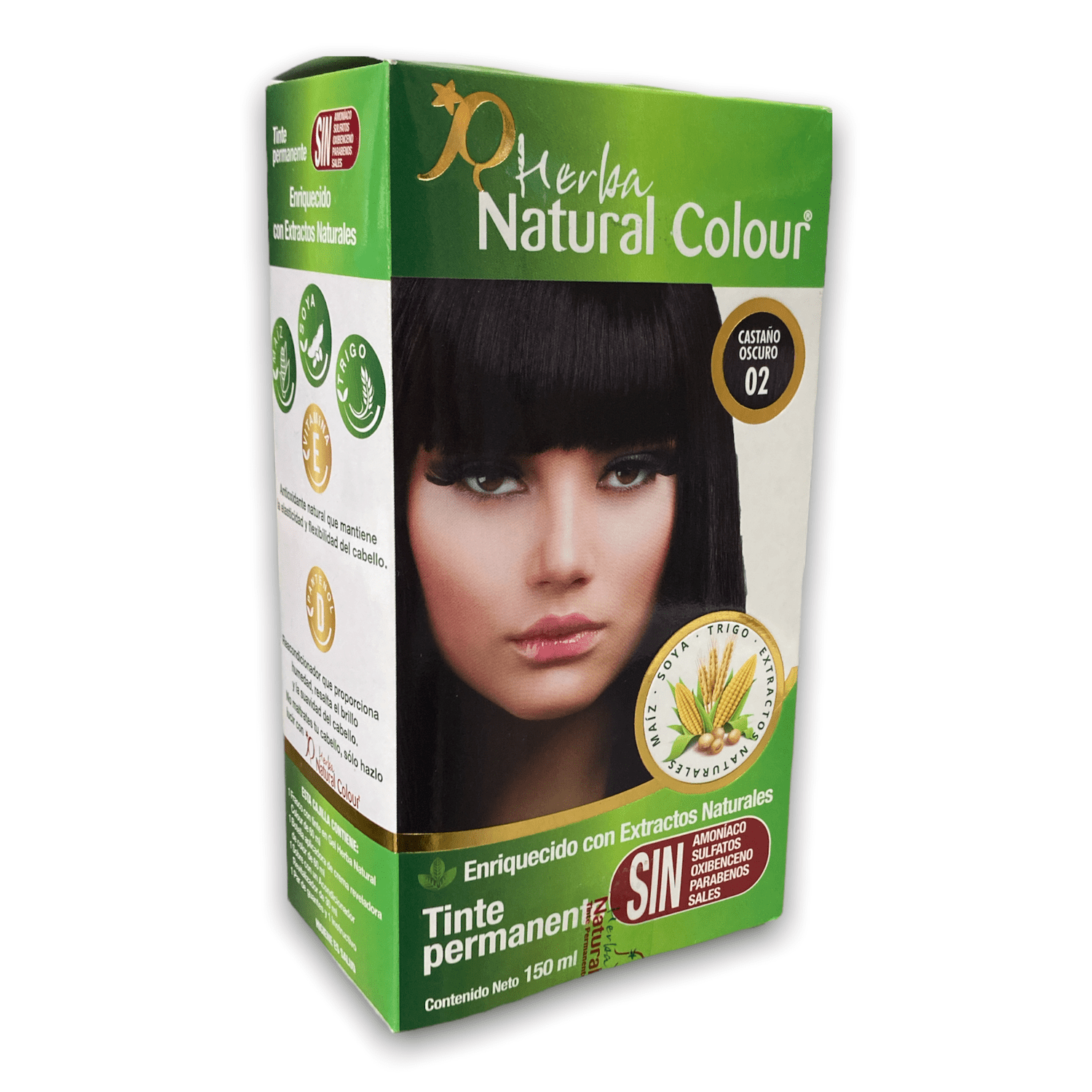 Tinte Herba Natural Colour 02 Castaño Oscuro | Walmart en línea