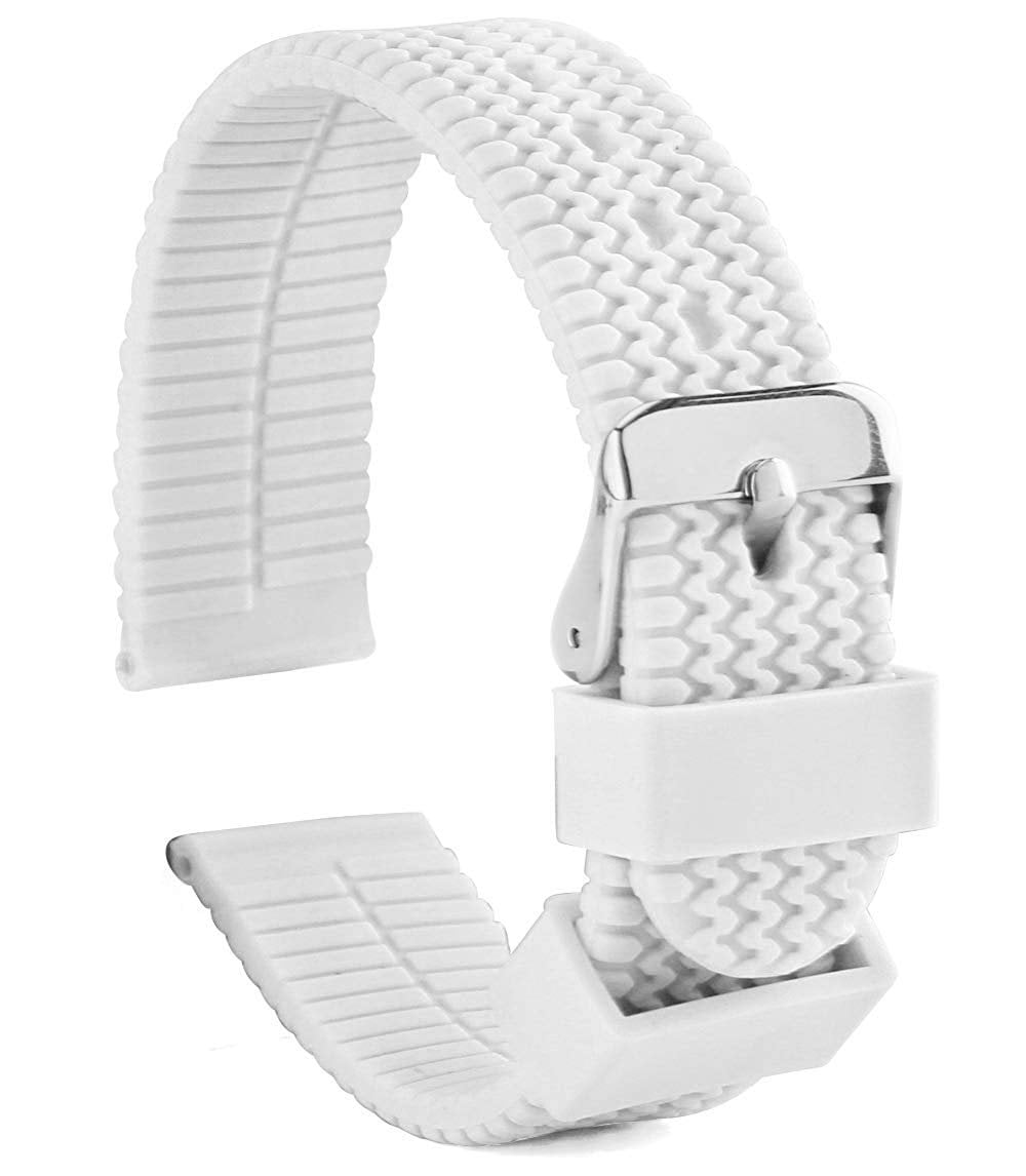 Silicone Rubber Watch Band - Waterproof, Silicone & Rubber, Includes ...