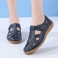 Flat Sandals for Women 2026 Summer Trendy Closed Toe Hook and Loop ...