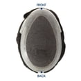 Australia Base Human Hair Toupee for Men Korea Lace Top Polyskin ...