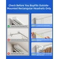 Over-Blinds Curtain Rod Brackets for Outside-Mounted Blinds, Blinds ...