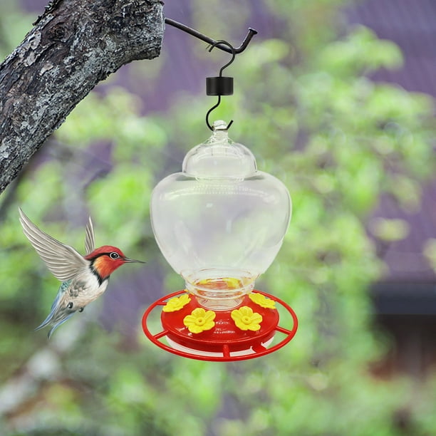 Lutabuo Bird Water Feeder Hanging Hummingbird Feeder Drinker Outdoor ...